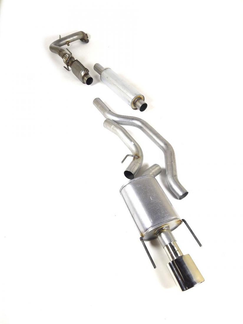 A-Zperformance | JT 3" Full exhaust, NO cat 2 silencer SAAB 9‑3 2003‑2012