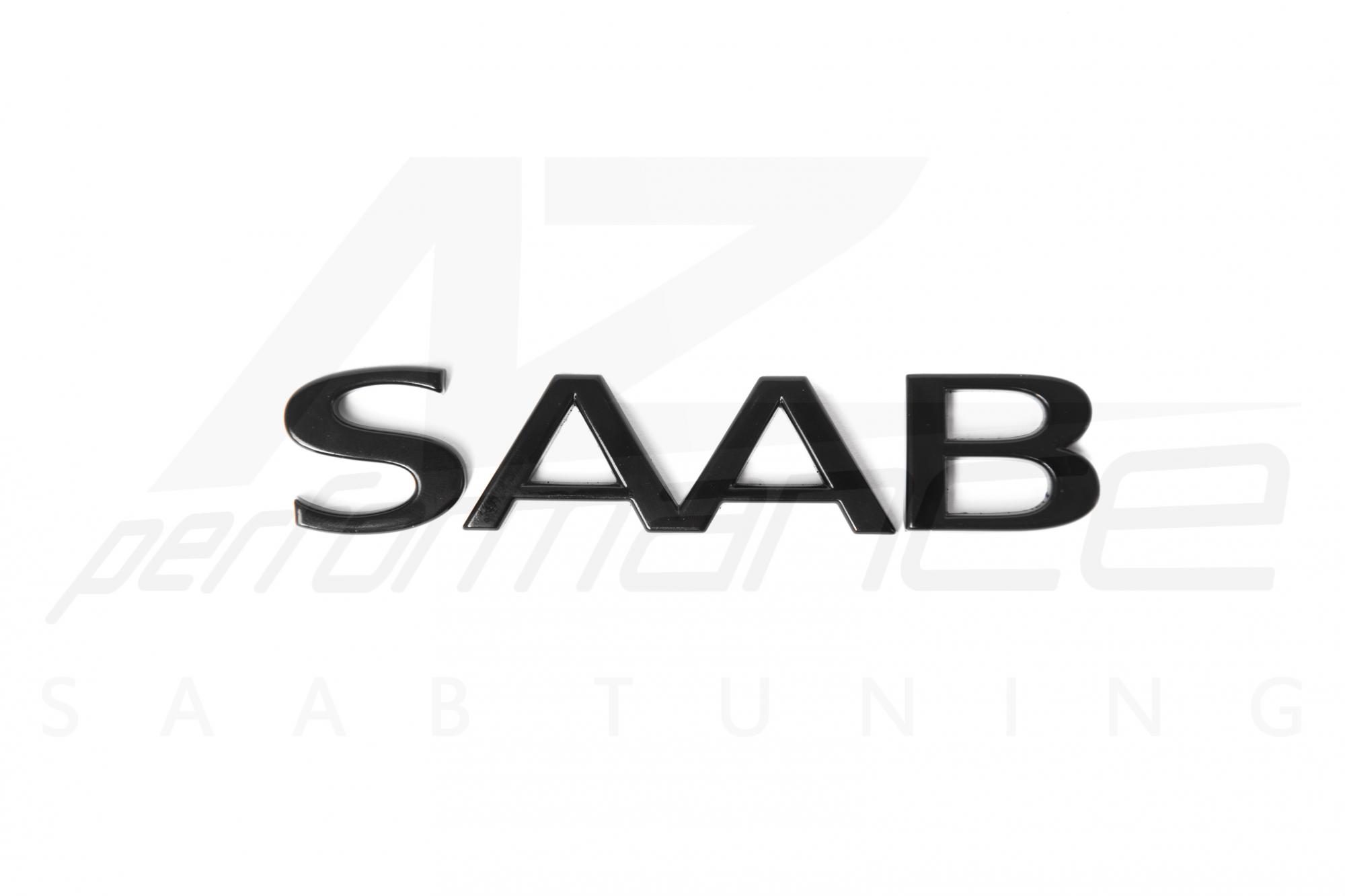A-Zperformance | Shiny Black rear SAAB badge SAAB 9-3 9-5