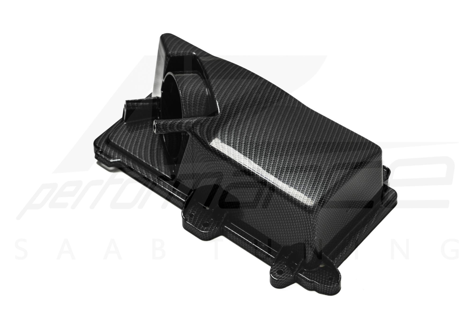 A-Zperformance | A-Zperformance Carbon-Silver Air filter Cover SAAB 9-3 ...